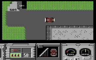 Screenshot of Road Raider (Commodore 64, 1988) - MobyGames