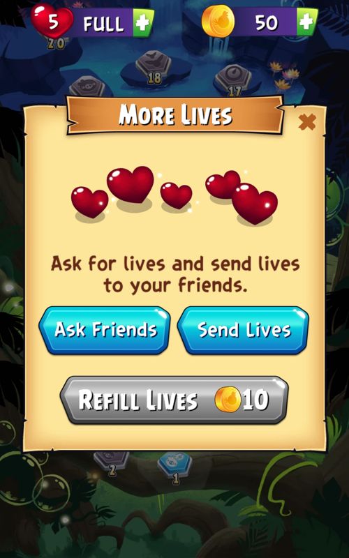 Screenshot of Angry Birds: Pop (Android, 2015) - MobyGames