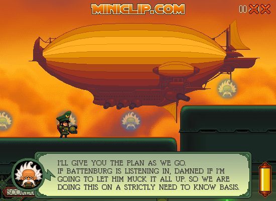 Screenshot of Dirk Valentine and the Fortress of Steam (Browser, 2008 ...