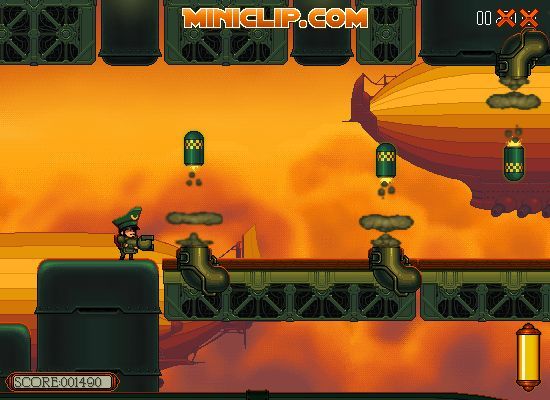 Screenshot of Dirk Valentine and the Fortress of Steam (Browser, 2008 ...