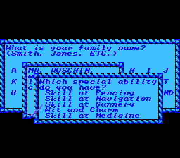 Screenshot of Sid Meier's Pirates! (NES, 1987) - MobyGames