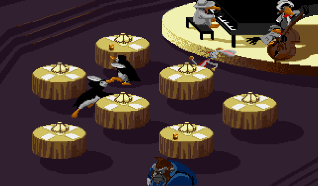 Screenshot of Who Framed Roger Rabbit (Amiga, 1988) - MobyGames