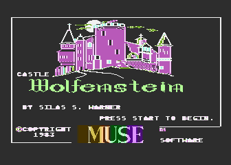 Screenshot of Castle Wolfenstein (Atari 8-bit, 1981) - MobyGames
