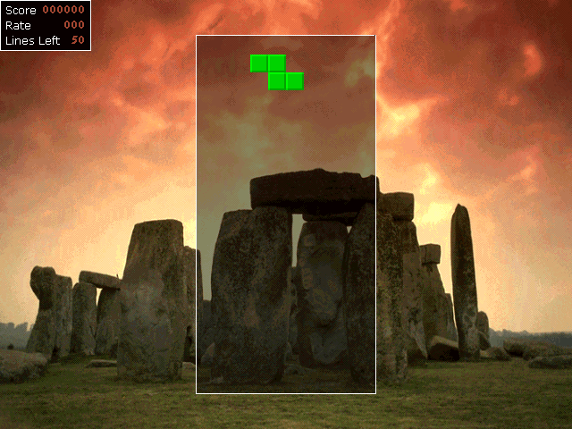 Screenshot of Tetris Gold Professional (DOS, 1998) - MobyGames