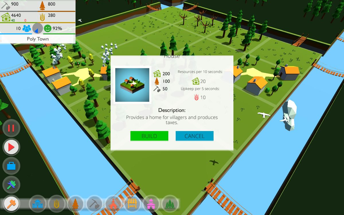 Screenshot of Poly Towns (Windows, 2016) - MobyGames