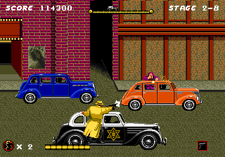 Screenshot of Dick Tracy (Genesis, 1990) - MobyGames
