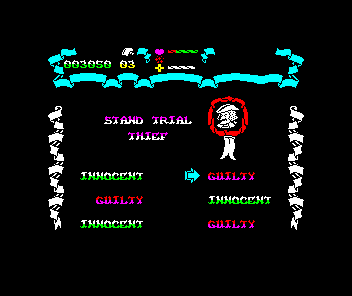Screenshot of Firelord (ZX Spectrum, 1986) - MobyGames