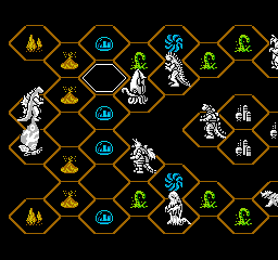 Screenshot of Godzilla: Monster of Monsters! (NES, 1988) - MobyGames