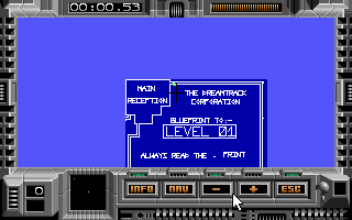 Screenshot of Interphase (DOS, 1989) - MobyGames