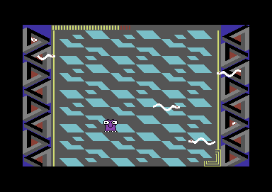 Screenshot of Java Jim... in Square Shaped Trouble (Commodore 64, 1984) - MobyGames