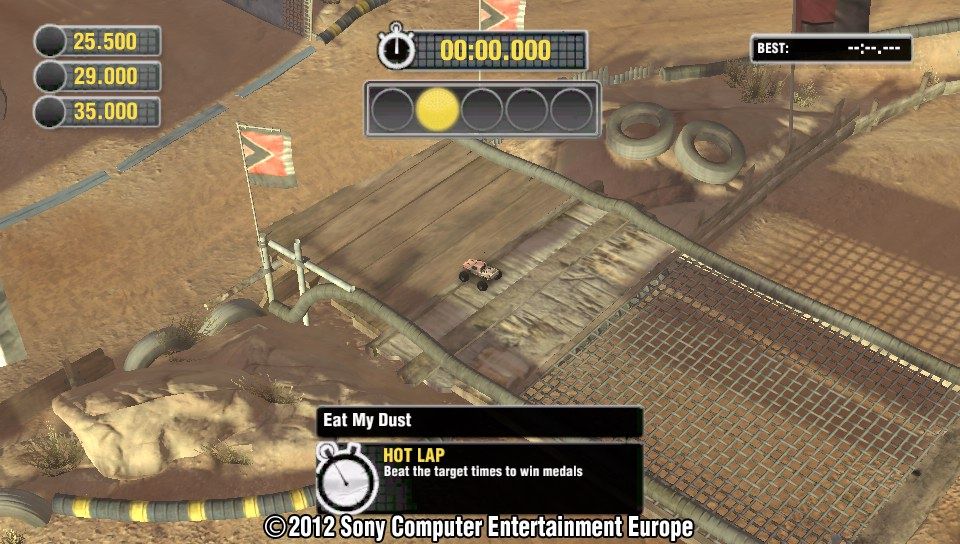 Screenshot of MotorStorm: RC (PS Vita, 2012) - MobyGames