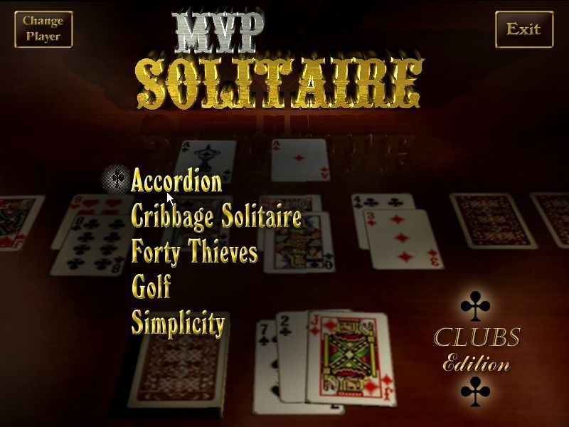 MVP Solitaire: Clubs Edition (2000) - MobyGames