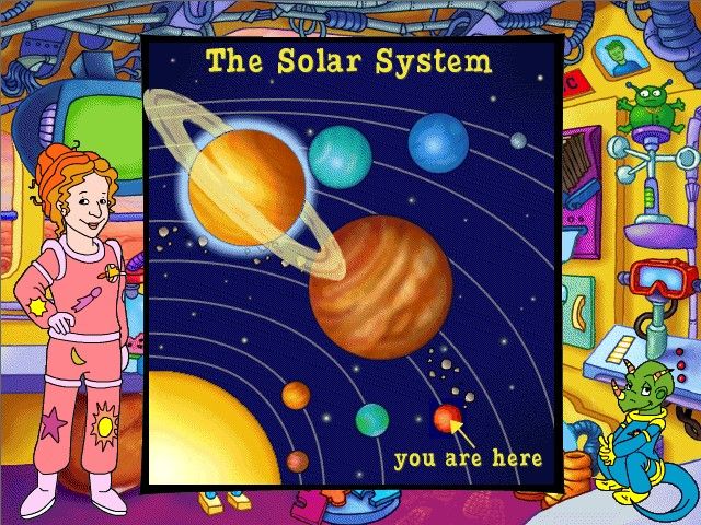 Screenshot of Scholastic's The Magic School Bus Lands on Mars: Activity ...