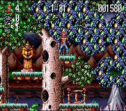 Screenshot of Jim Power: The Lost Dimension in 3D (SNES, 1993) - MobyGames