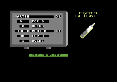 Screenshot of John Lowe's Ultimate Darts (Commodore 64, 1989) - MobyGames