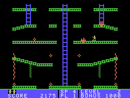Screenshot of Jumpman Junior (ColecoVision, 1983) - MobyGames
