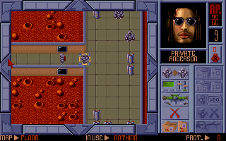 Screenshot of Laser Squad (DOS, 1988) - MobyGames