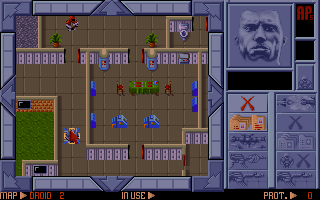 Screenshot of Laser Squad (DOS, 1988) - MobyGames