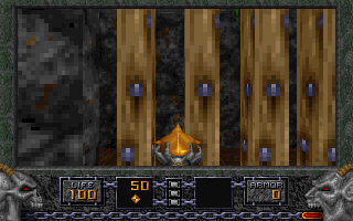 Screenshot of Magic & Mayhem for Heretic (DOS, 1995) - MobyGames