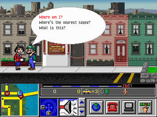 Screenshot of Mario is Missing! (DOS, 1992) - MobyGames