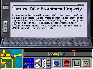 Screenshot of Mario is Missing! (DOS, 1992) - MobyGames