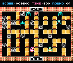 Screenshot of Binary Land (NES, 1983) - MobyGames