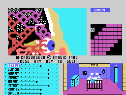 Screenshot of Microsurgeon (TI-99/4A, 1982) - MobyGames