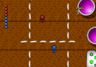 Screenshot of Micro Machines 2: Turbo Tournament (DOS, 1994) - MobyGames