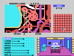 Screenshot of Microsurgeon (TI-99/4A, 1982) - MobyGames