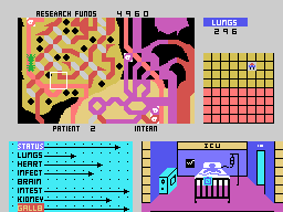 Screenshot of Microsurgeon (TI-99/4A, 1982) - MobyGames