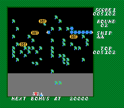 Screenshot of Millipede (NES, 1982) - MobyGames