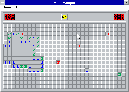 Screenshot of Microsoft Windows 3.1 (included games) (Windows 16-bit ...