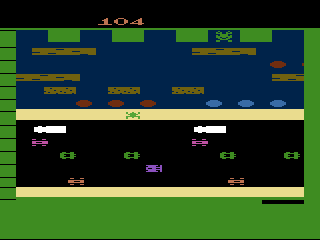 Screenshot of Frogger (Atari 2600, 1981) - MobyGames