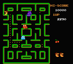 Screenshot of Ms. Pac-Man (NES, 1982) - MobyGames