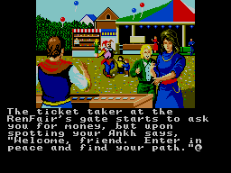 Screenshot of Ultima IV: Quest of the Avatar (SEGA Master System, 1985 ...