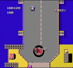 Screenshot of Bump 'N' Jump (NES, 1982) - MobyGames