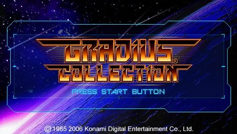 Screenshot of Gradius Collection (PSP, 2006) - MobyGames