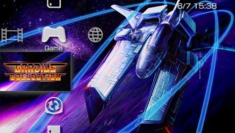 Screenshot of Gradius Collection (PSP, 2006) - MobyGames