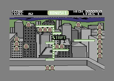 Screenshot of Bombo (Commodore 64, 1986) - MobyGames