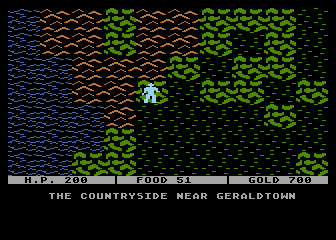 Screenshot of Questron (Atari 8-bit, 1984) - MobyGames