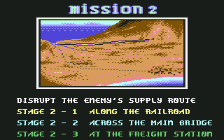 Screenshot of Shadow Dancer (Commodore 64, 1989) - MobyGames