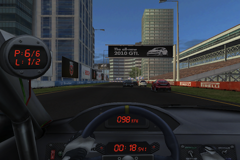 Screenshot of Real Racing (iPhone, 2009) - MobyGames