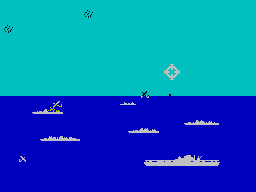 Screenshot of Battle for Midway (ZX Spectrum, 1984) - MobyGames