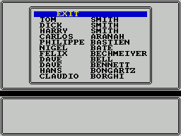 Screenshot of World Championship Boxing Manager (ZX Spectrum, 1990 ...