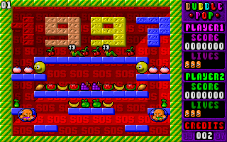 Screenshot of Bubble Pop (DOS, 1997) - MobyGames