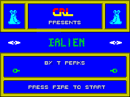 Screenshot of I-Alien (ZX Spectrum, 1987) - MobyGames