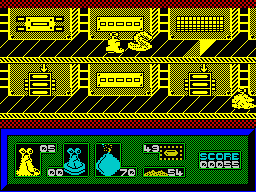 Screenshot of I-Alien (ZX Spectrum, 1987) - MobyGames