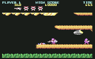 Screenshot of Bionic Commando (Commodore 64, 1987) - MobyGames