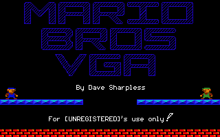 Mario Bros VGA screenshots - MobyGames