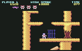 Screenshot of Bionic Commando (Commodore 64, 1987) - MobyGames